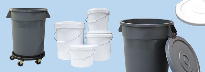 Round Food Grade Bins | Large Round Plastic Tubs & Containers | AdMerch ...