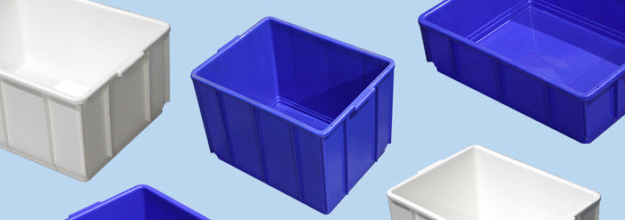 Tote Boxes | Plastic Storage Totes and Stackable Boxes | AdMerch – Admerch